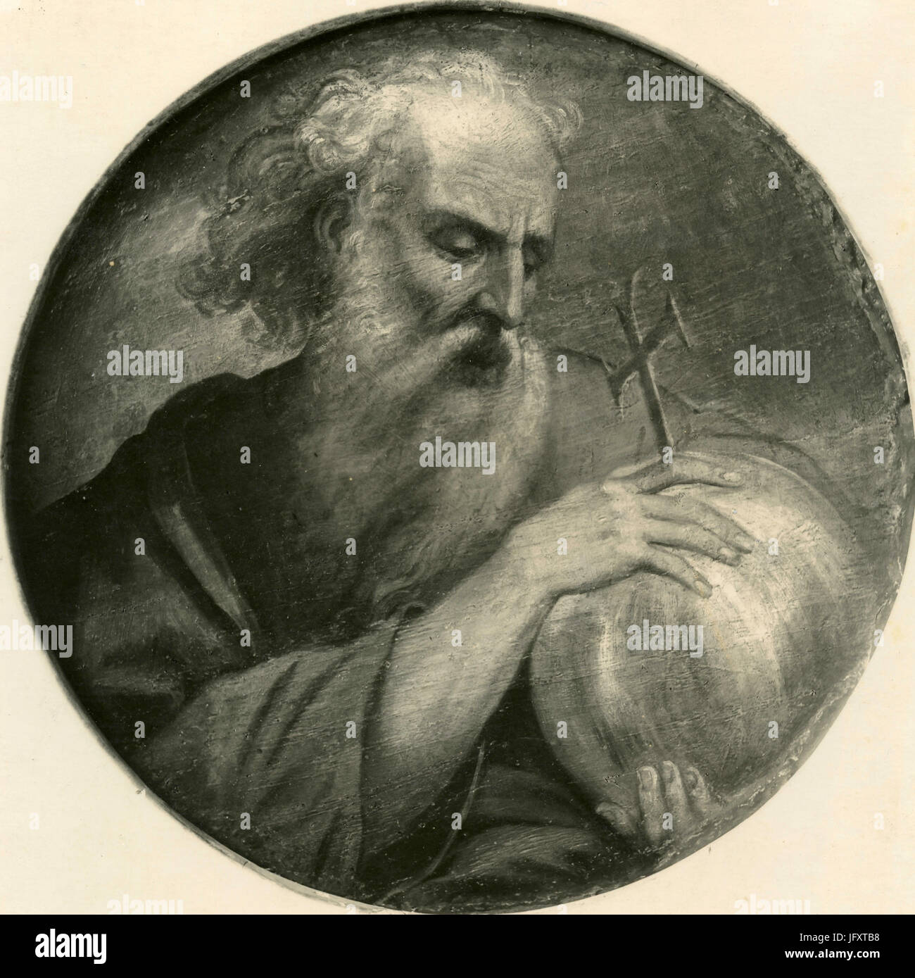 The Eternal, painting by Domenico Campagnola, Padua, Italy Stock Photo ...