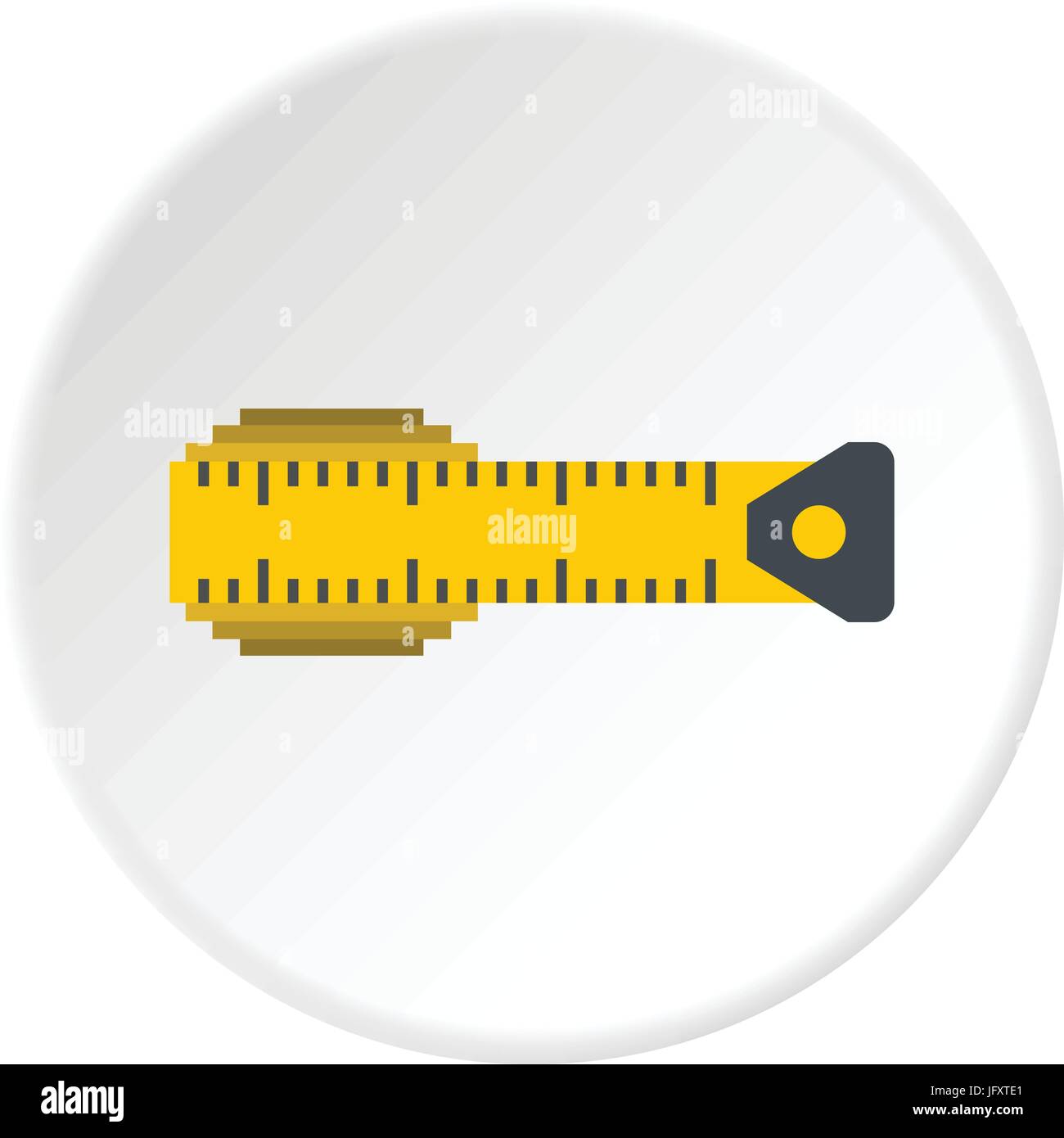 Measuring centimeter icon circle Stock Vector Image & Art - Alamy