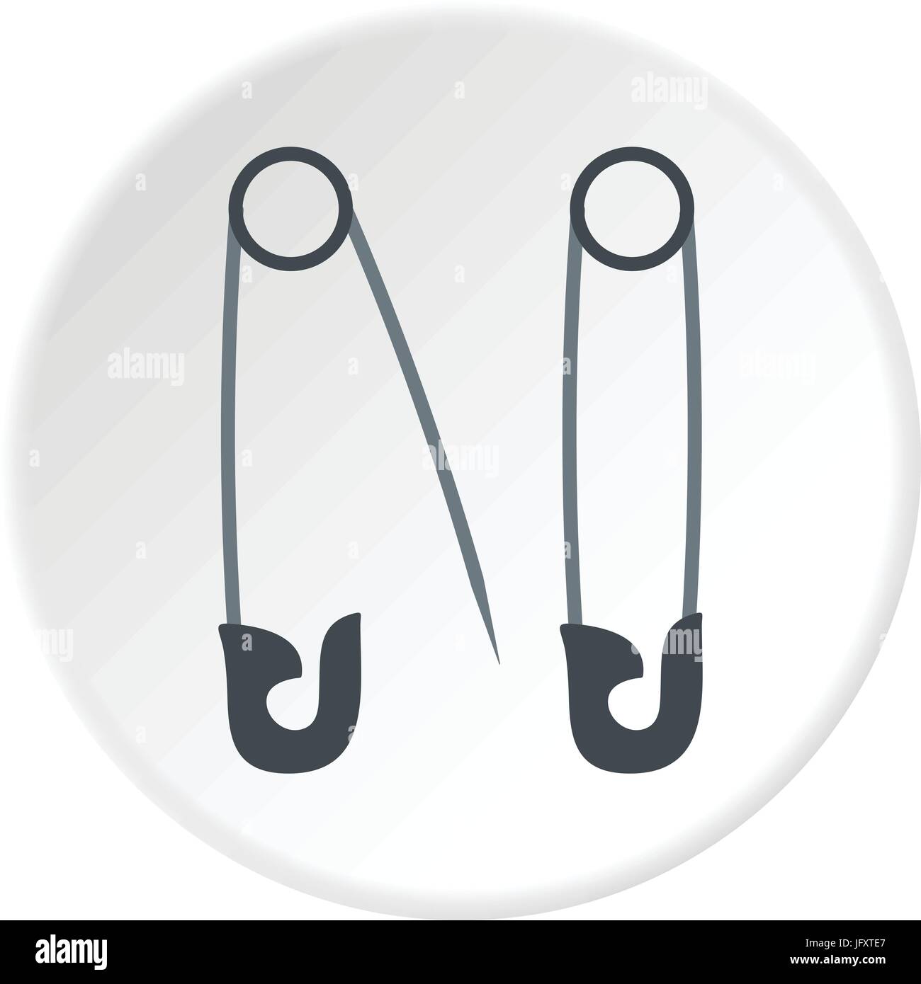 Pins icon circle Stock Vector Image & Art - Alamy
