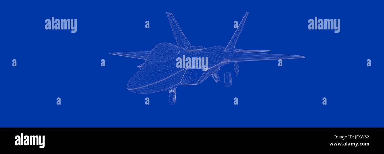 Fighter plane blueprint hi-res stock photography and images - Alamy