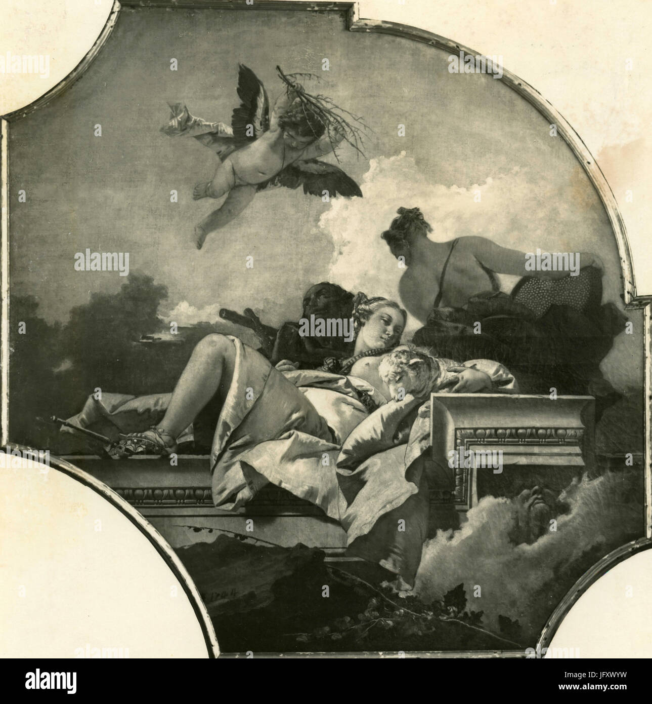 The Humility and the Mansuetude, frescoes by G. B. Tiepolo, Carmini ...