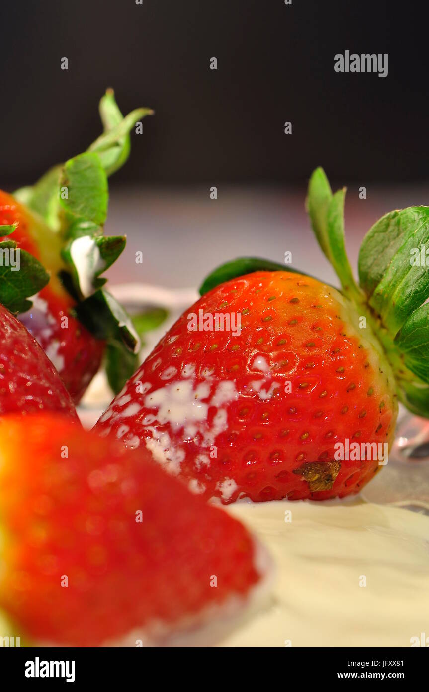 Strawberry close up Stock Photo - Alamy