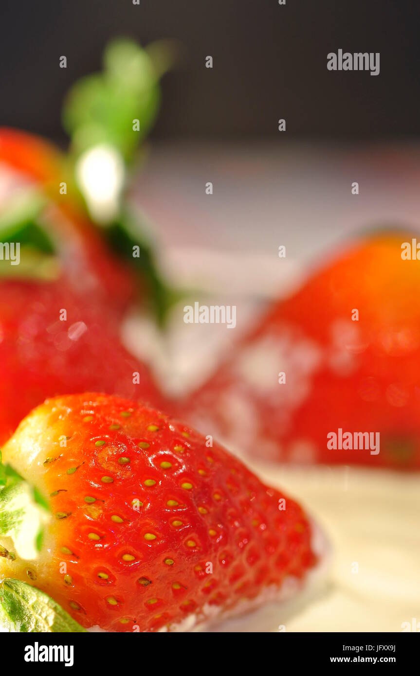 Strawberry close up Stock Photo - Alamy