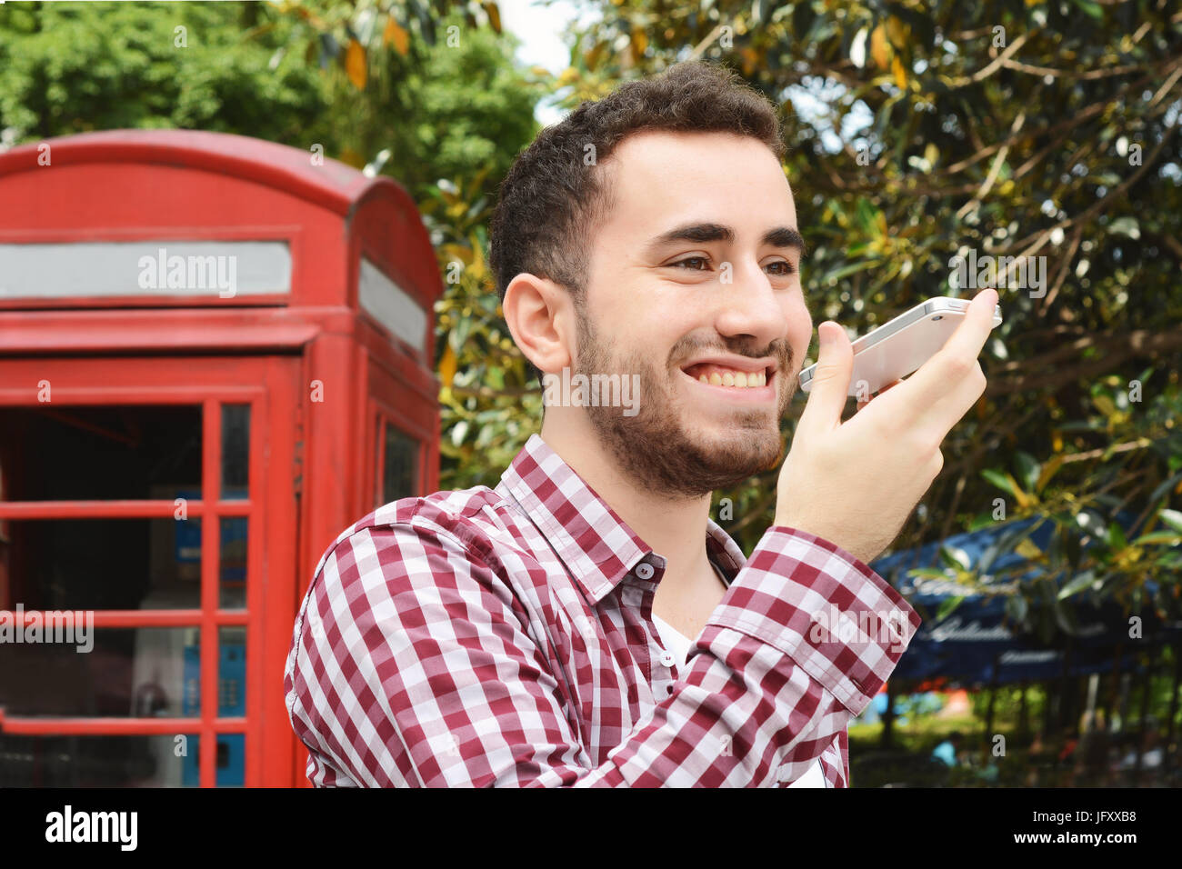 Sending voice messages hi-res stock photography and images - Alamy