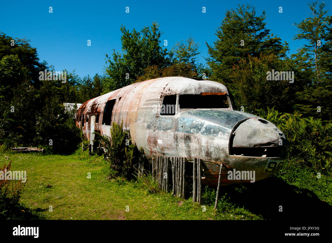 Old Plane Wreck Stock Photo - Alamy