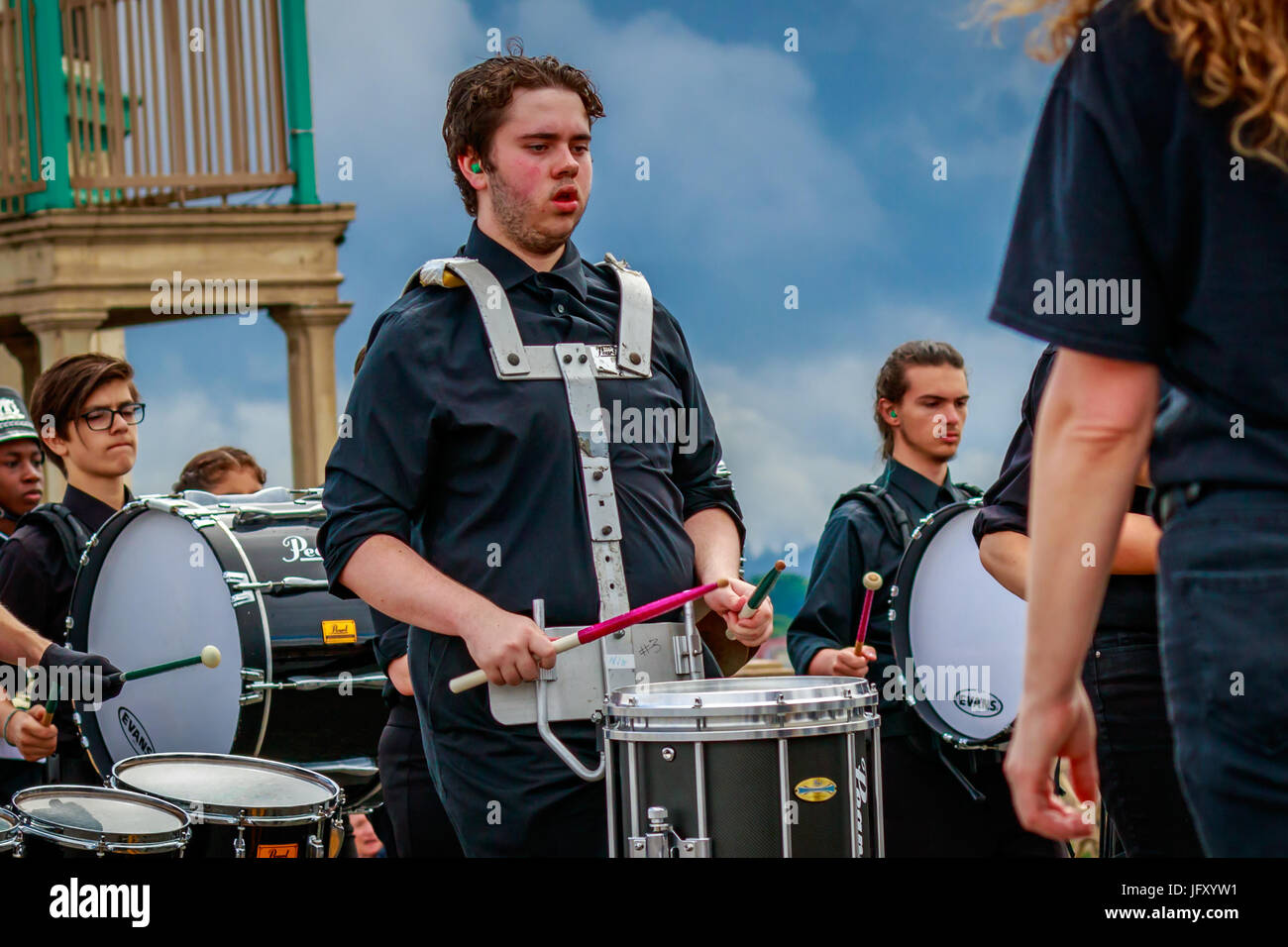 Heritage High School Marching Band High Resolution Stock Photography ...
