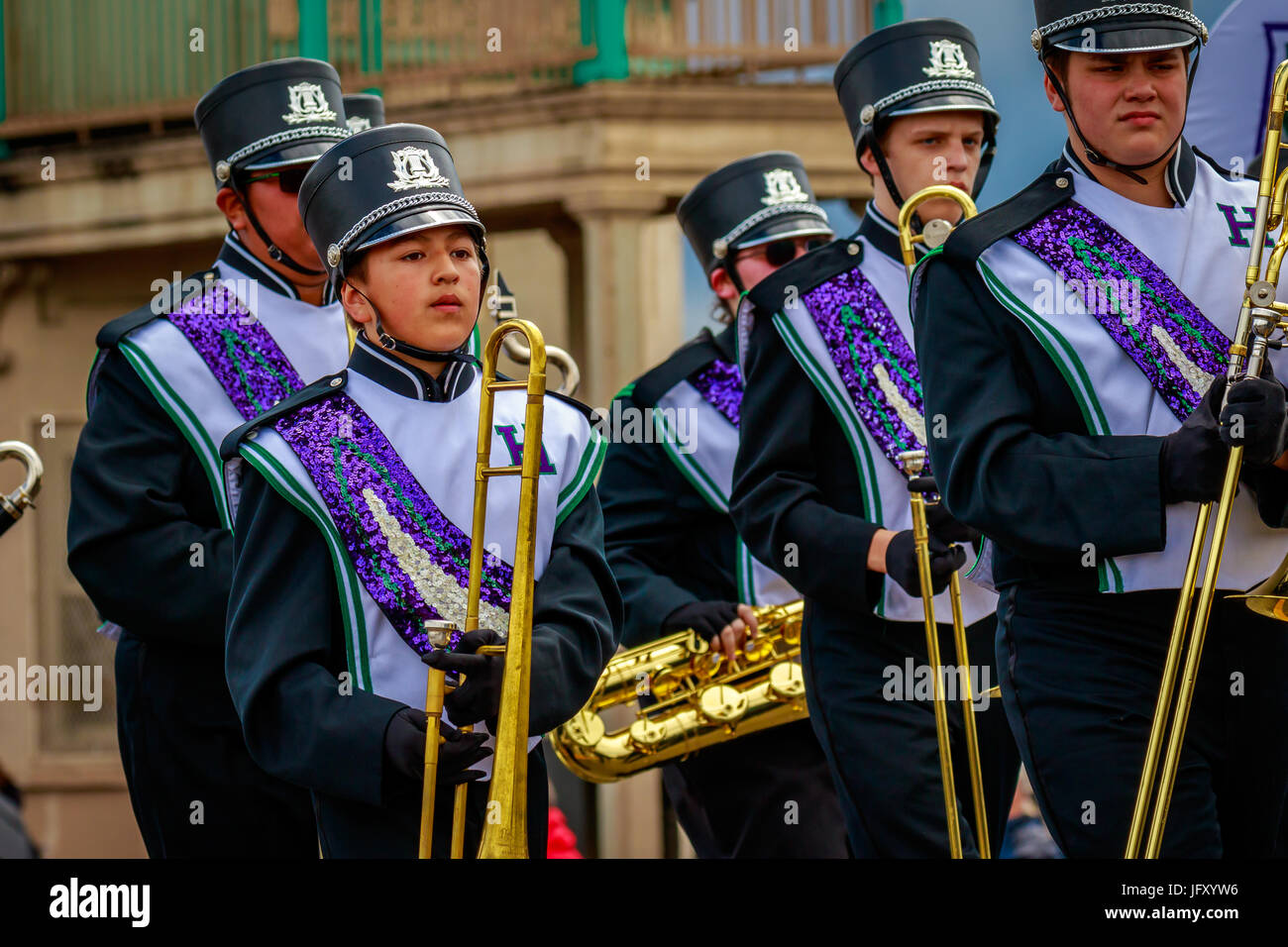 Heritage high school marching band hi-res stock photography and images ...