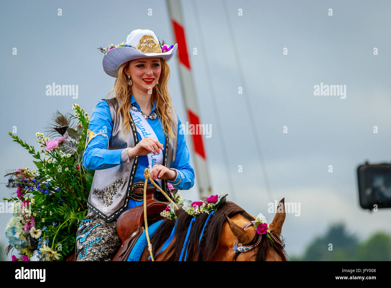 Miss thunder mountain pro rodeo queen hi-res stock photography and ...