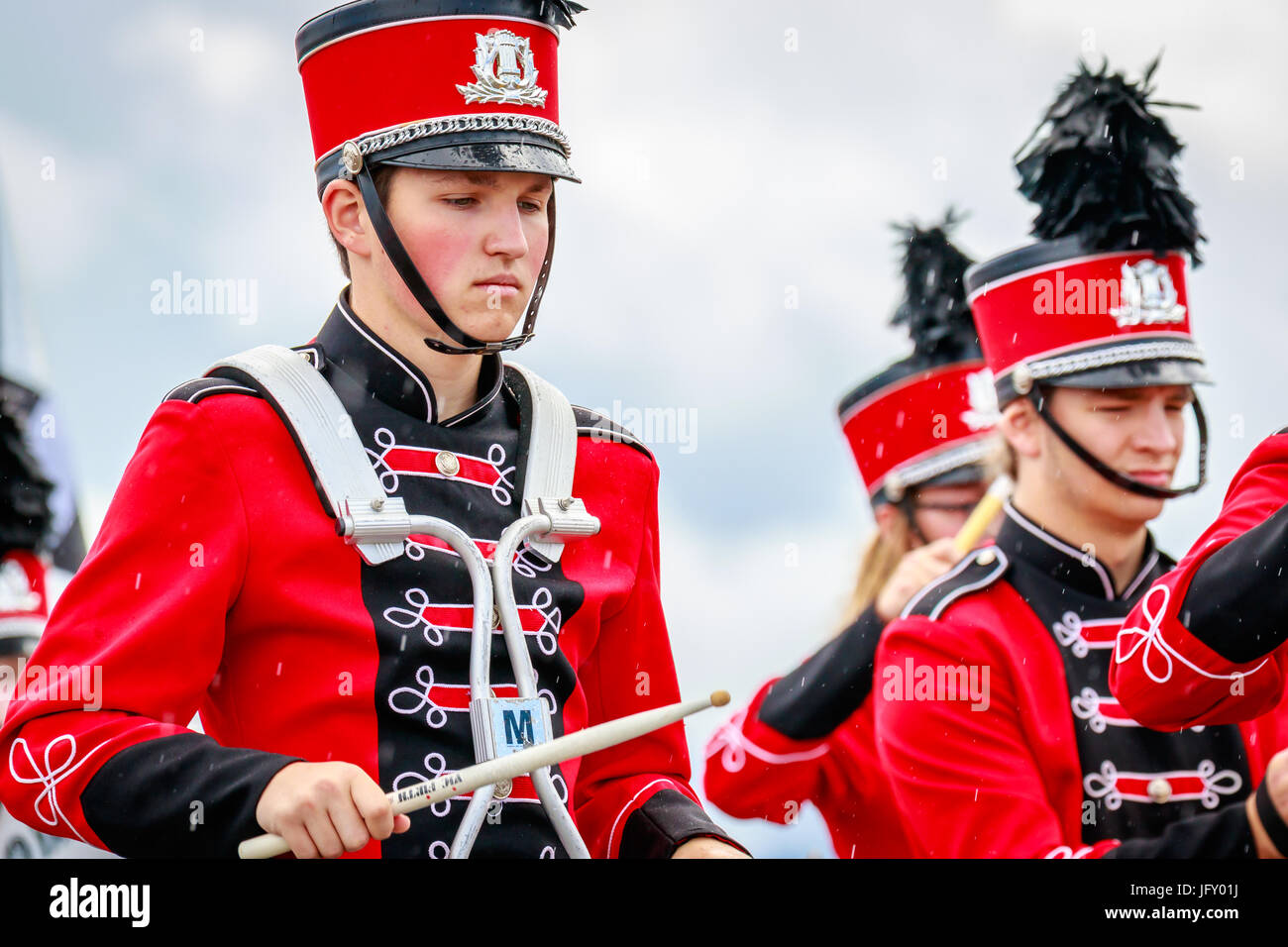 Portland, Oregon, USA - June 10, 2017: Oregon City High School Marching ...
