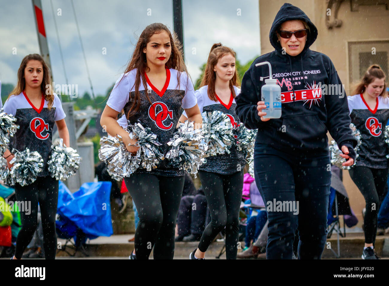 Portland, Oregon, USA - June 10, 2017: Oregon City High School Marching ...