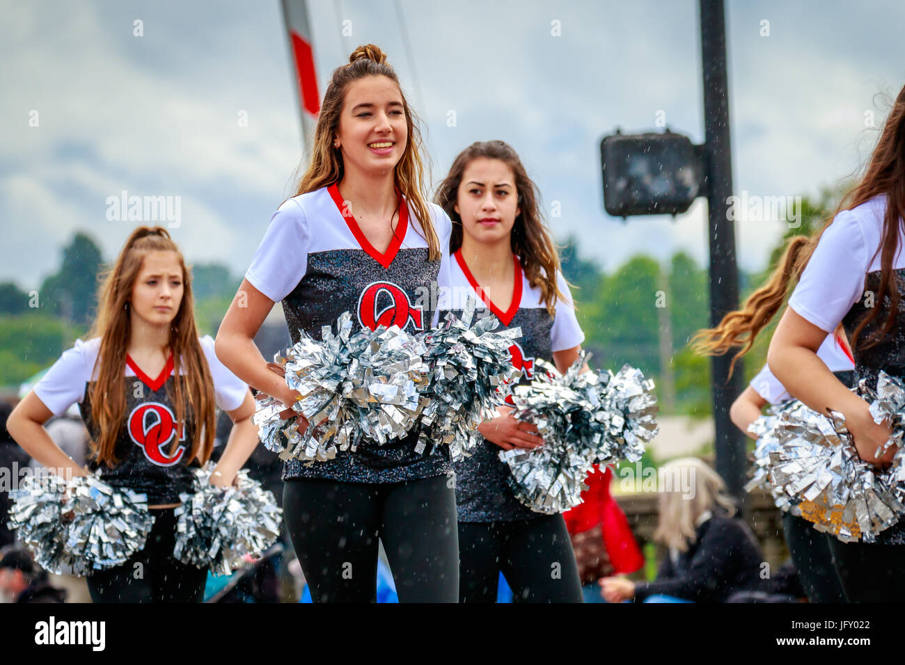 Portland, Oregon, USA - June 10, 2017: Oregon City High School Marching ...