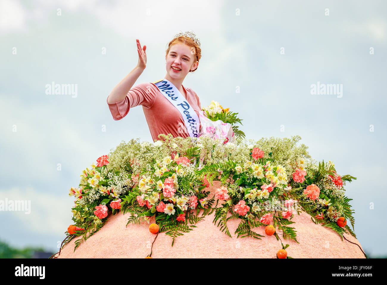 Portland, Oregon, USA - June 10, 2017: Penticton Peach Festival Mini ...