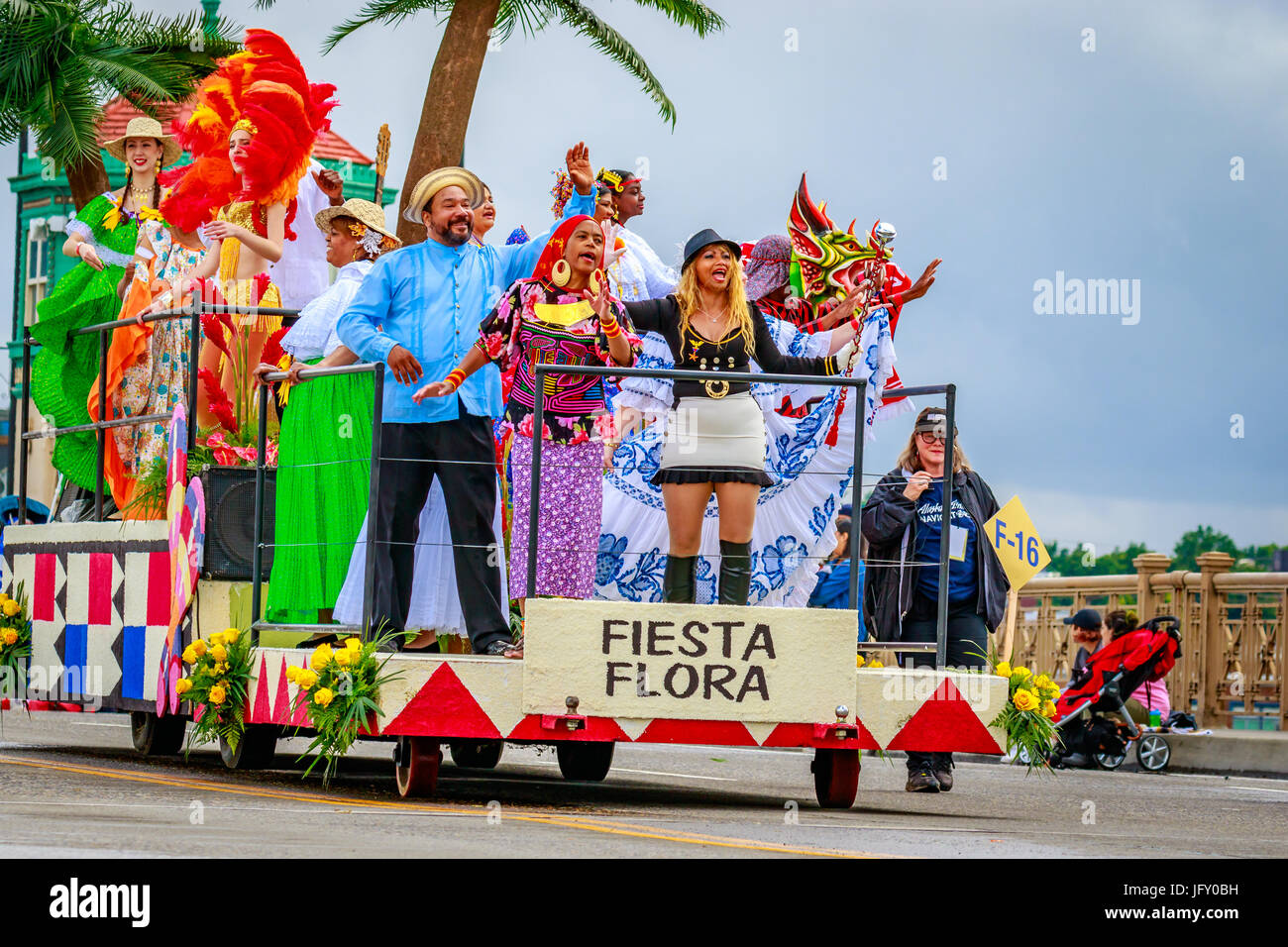 Fiesta flora float hi-res stock photography and images - Alamy