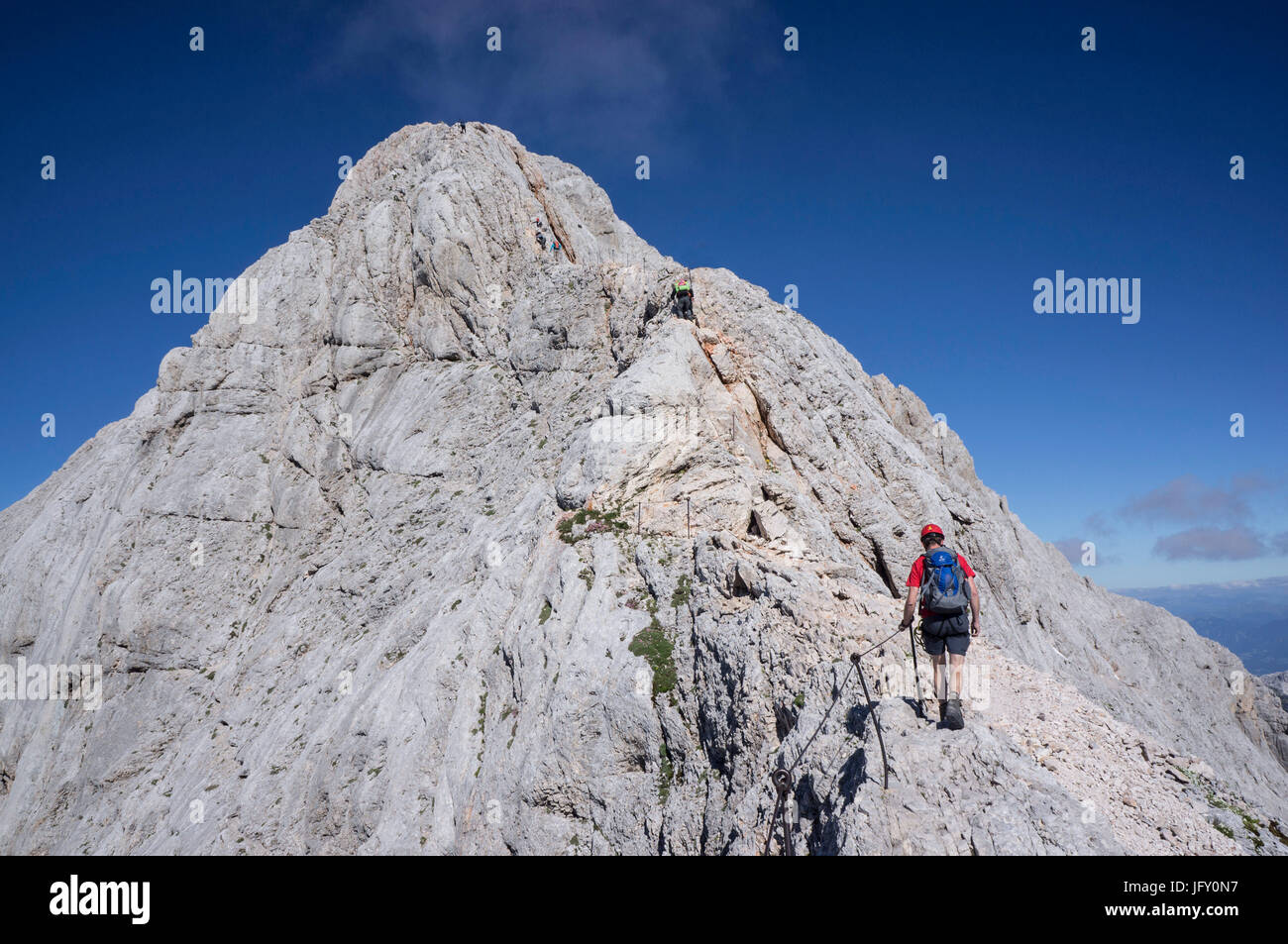Slovenia triglav national park hiker hi-res stock photography and ...