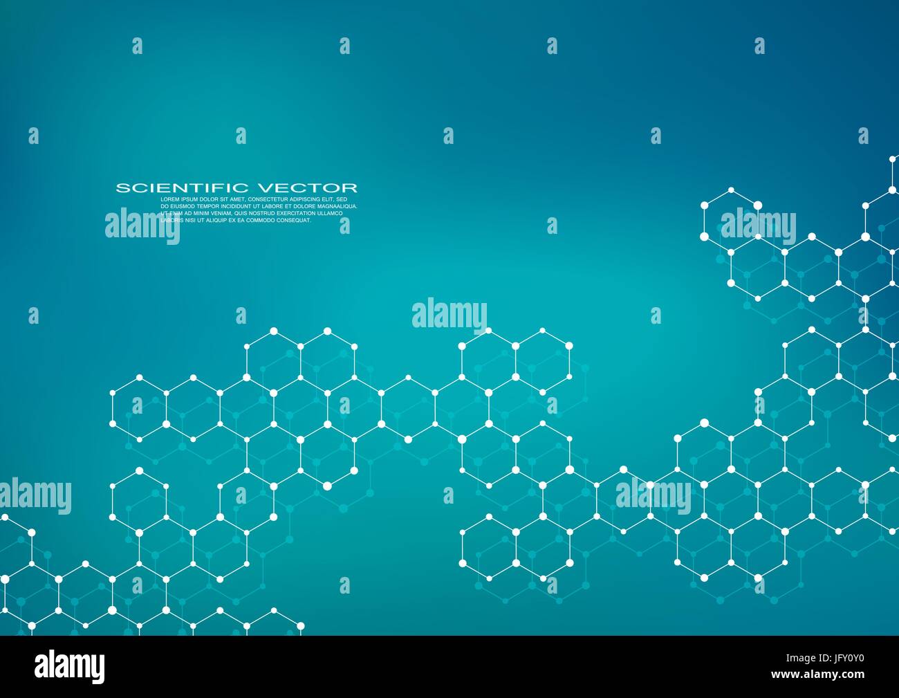 Hexagonal structure molecule dna of neurons system, genetic and ...