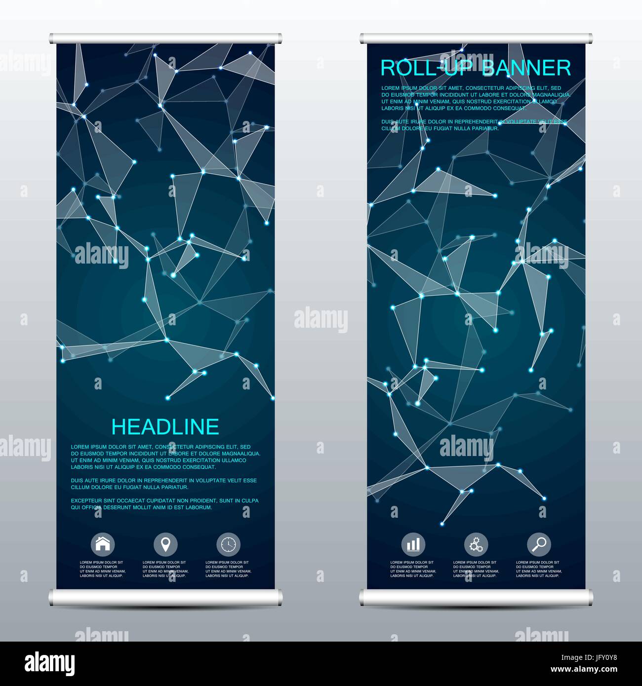 Roll up banner for presentation and publication. Medicine, science ...