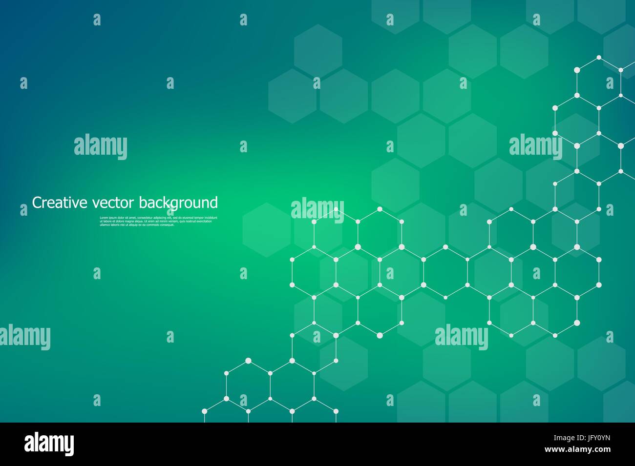 Hexagonal structure molecule dna of neurons system, genetic and ...