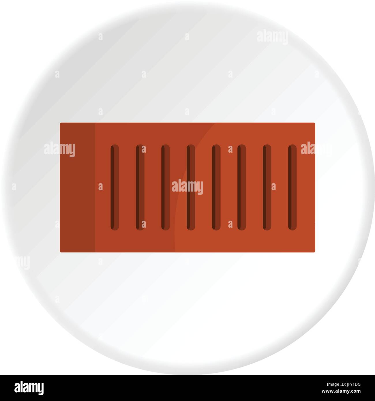 Orange brick icon circle Stock Vector Image & Art - Alamy