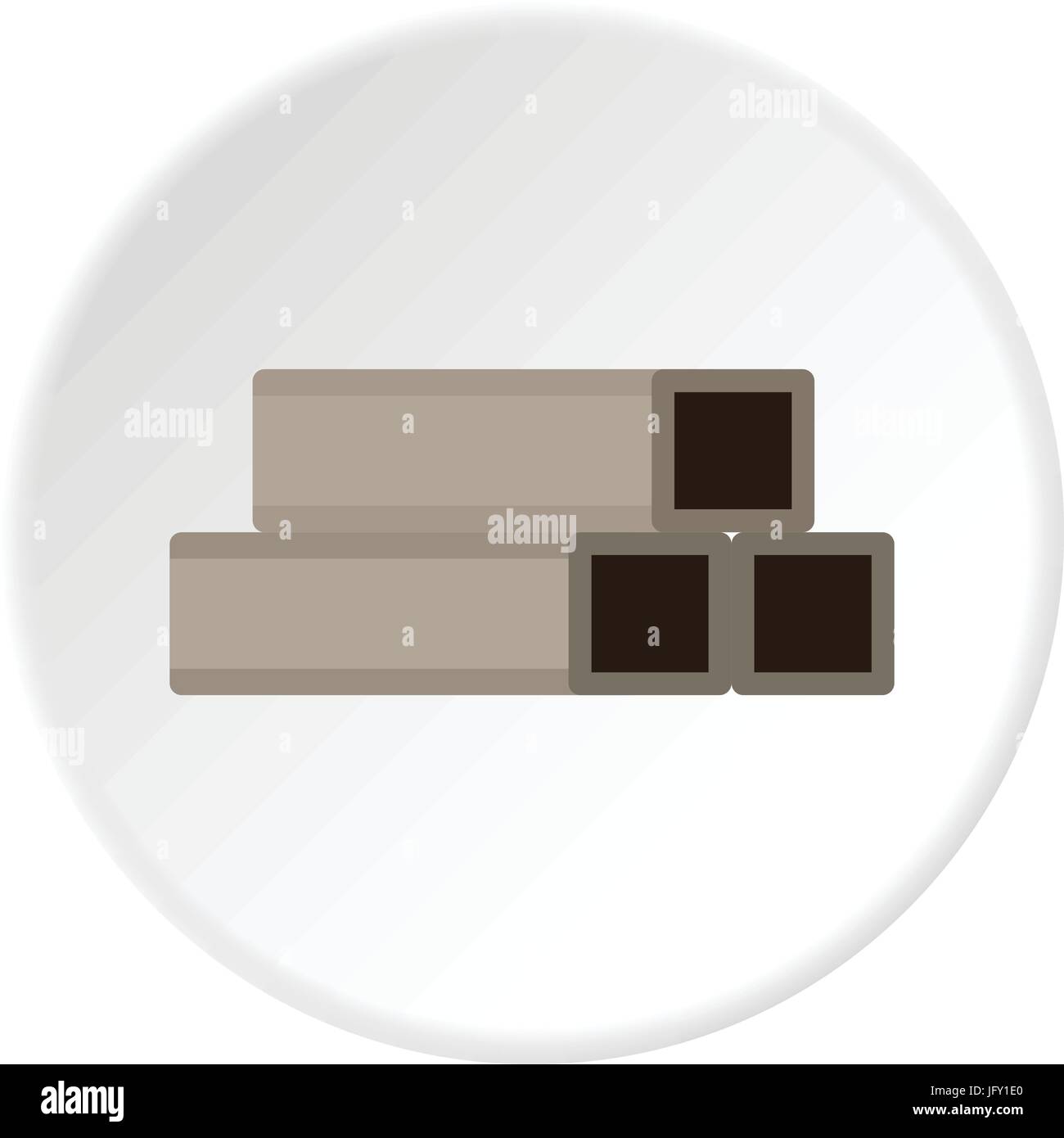 Square metal tubes icon hi-res stock photography and images - Alamy