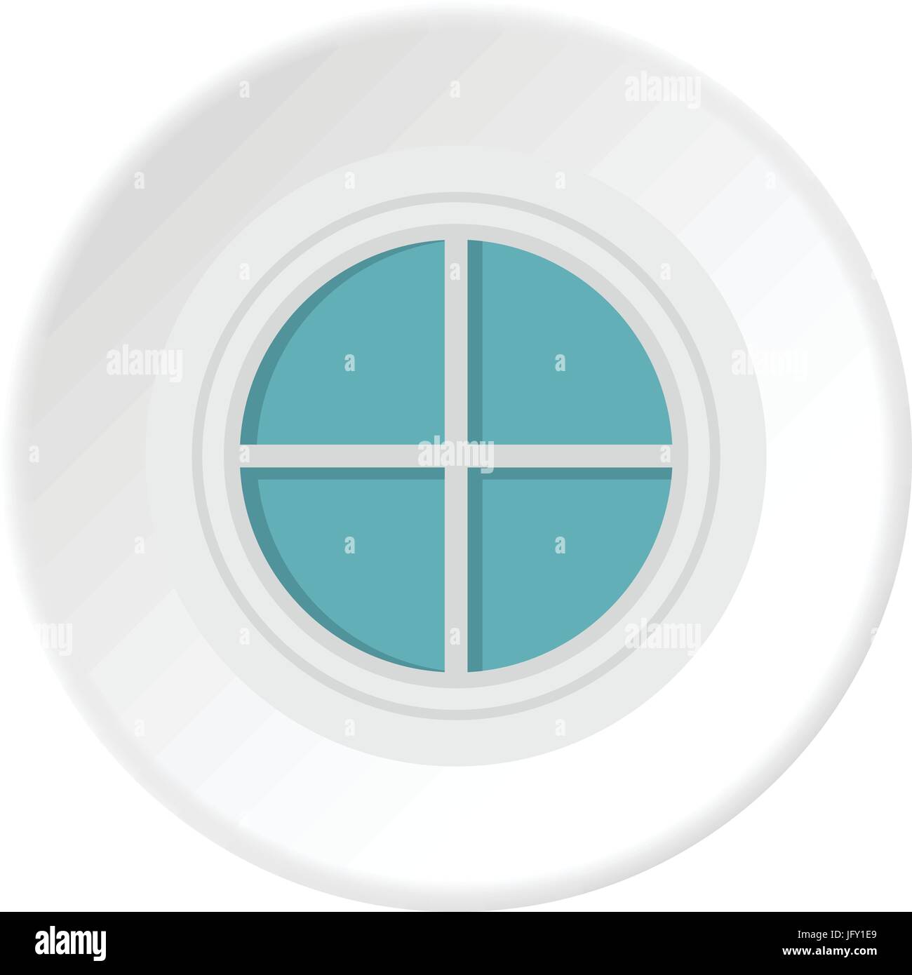 White round window icon circle Stock Vector Image & Art - Alamy