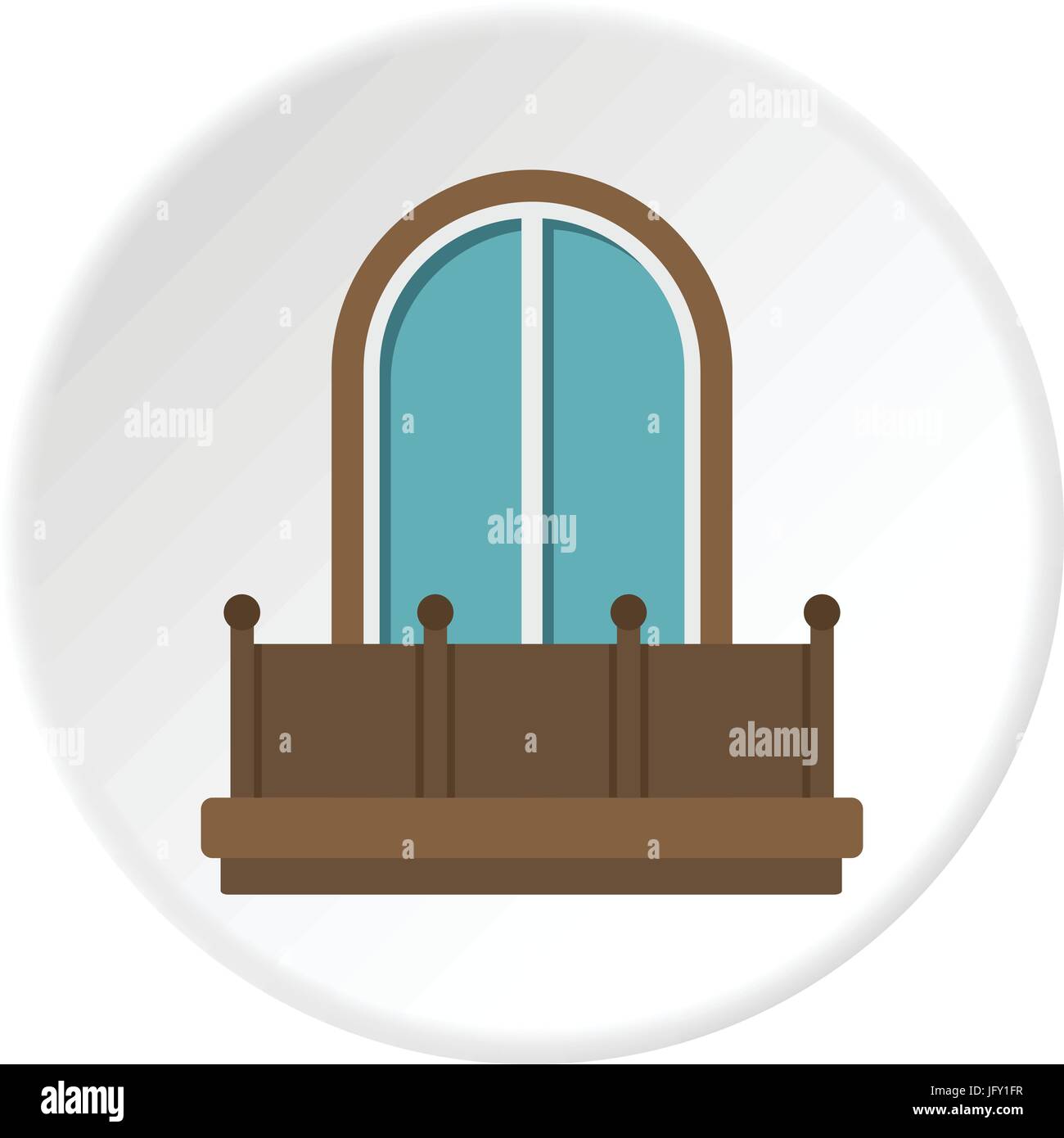 Rustic arched window Stock Vector Images - Alamy