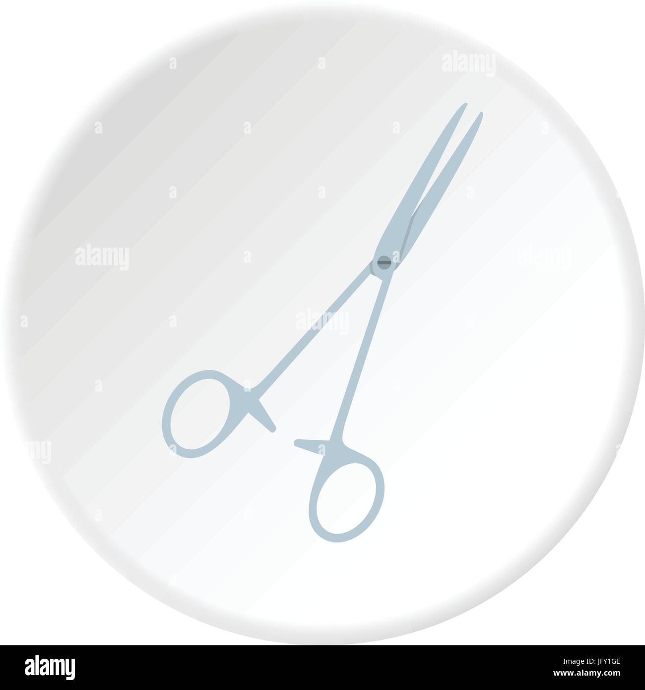 Steel surgical forceps icon circle Stock Vector Image & Art - Alamy