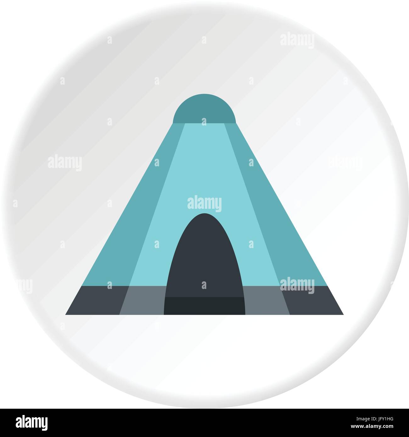 Blue tent icon circle Stock Vector Image & Art - Alamy