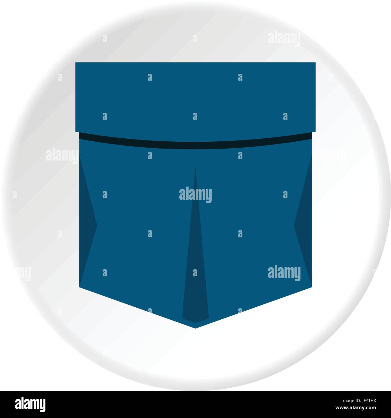 Pocket symbol icon circle Stock Vector Image & Art - Alamy