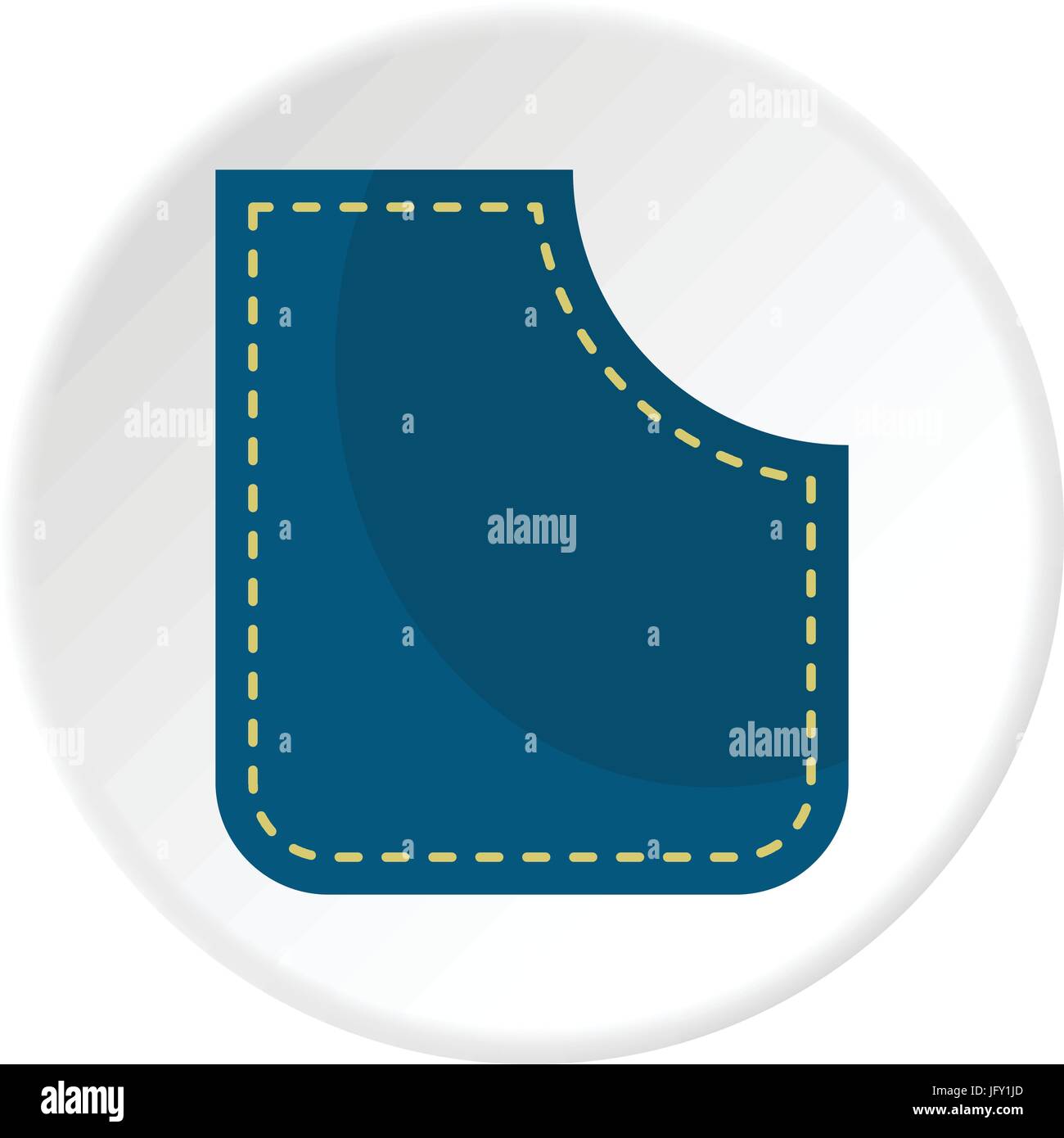 Detail jeans back pocket Stock Vector Images - Alamy