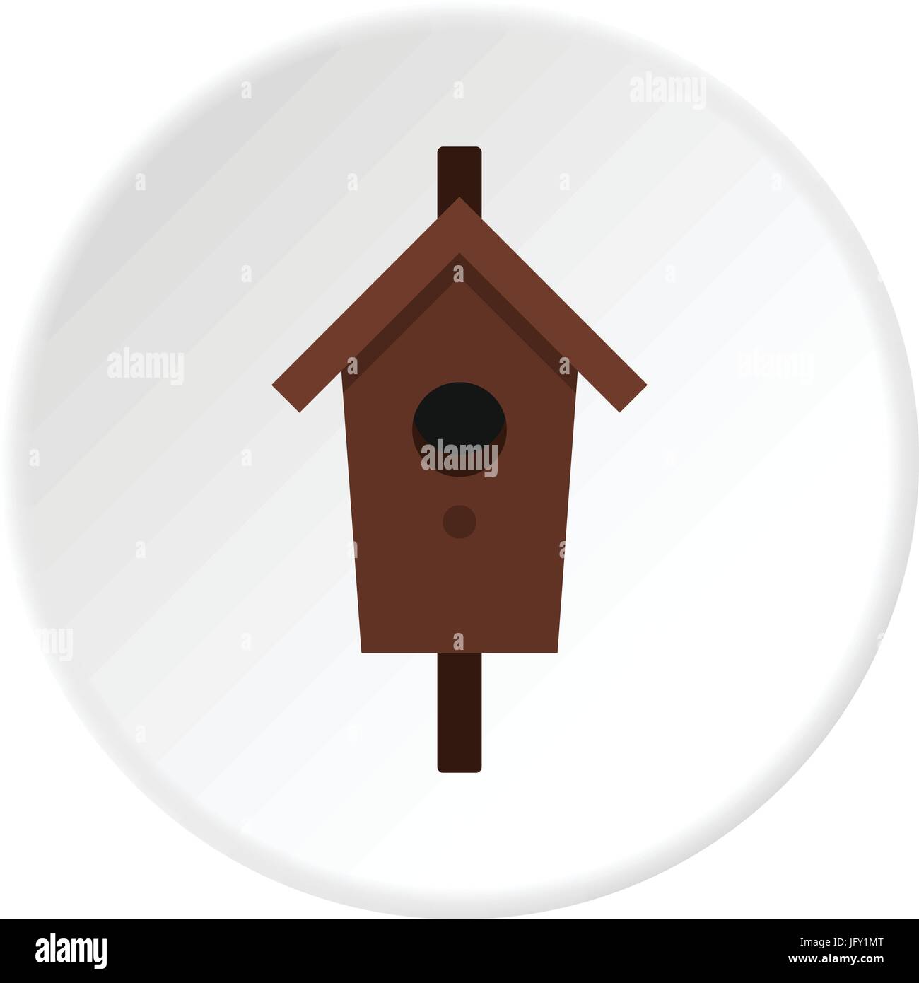 Birdhouse icon circle Stock Vector Image & Art - Alamy