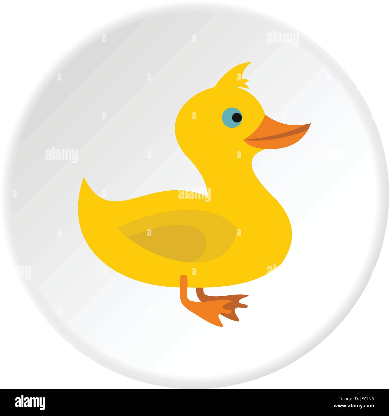 Duck icon circle Stock Vector Image & Art - Alamy