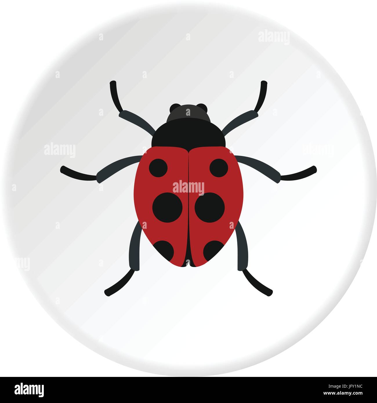 Ladybug icon circle Stock Vector Image & Art - Alamy