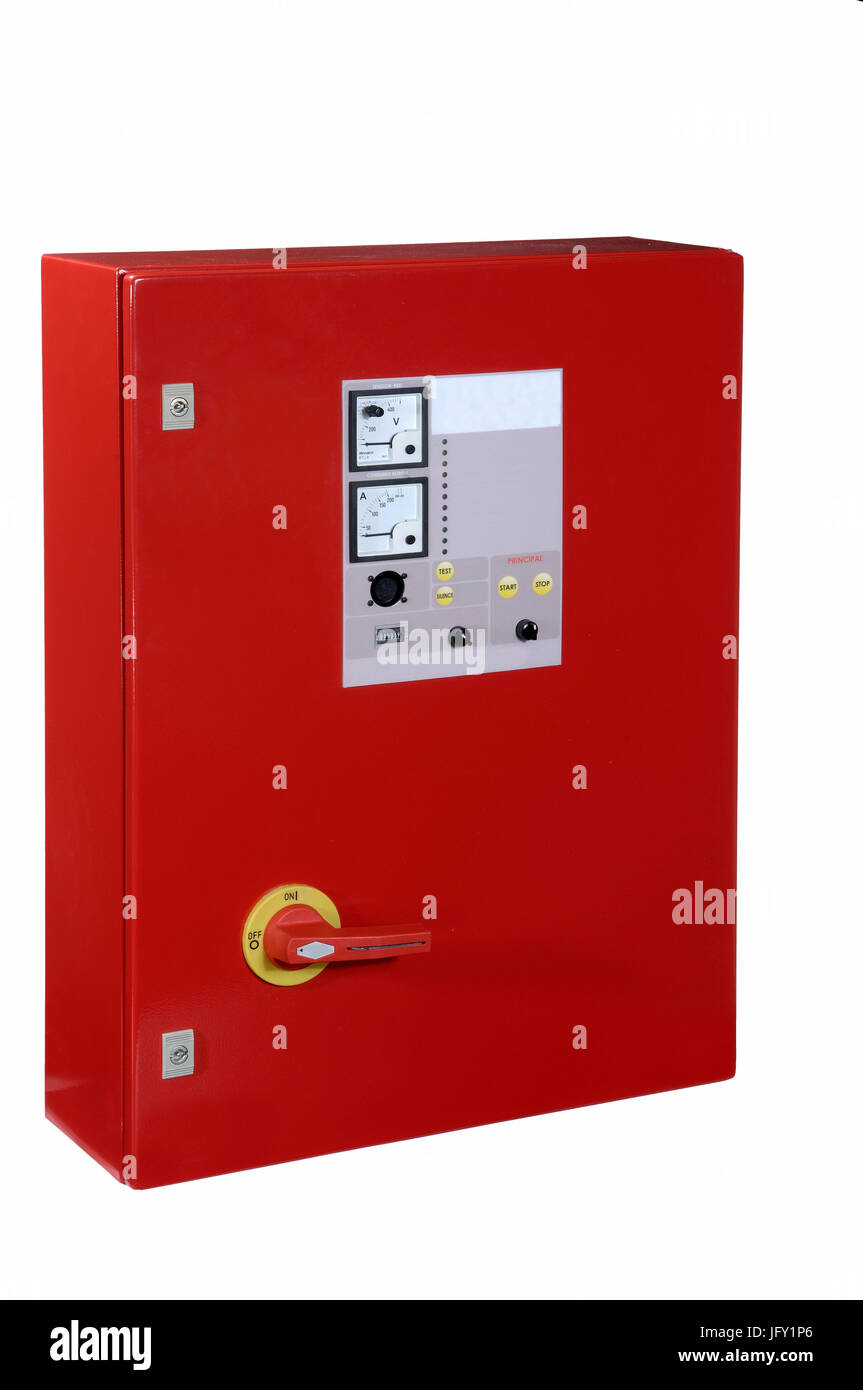 Electricity meter box Cut Out Stock Images & Pictures - Alamy