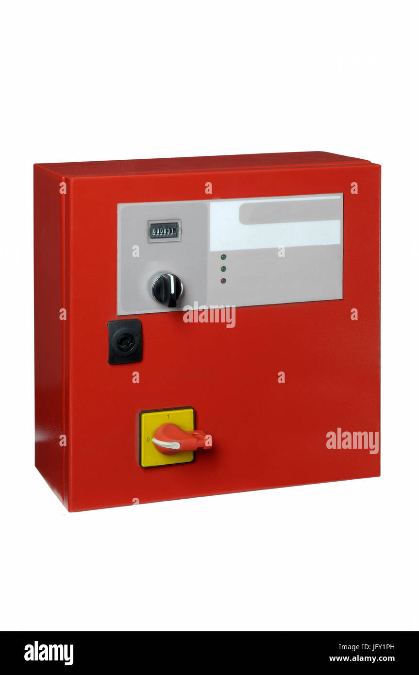 Electricity meter box Cut Out Stock Images & Pictures - Alamy