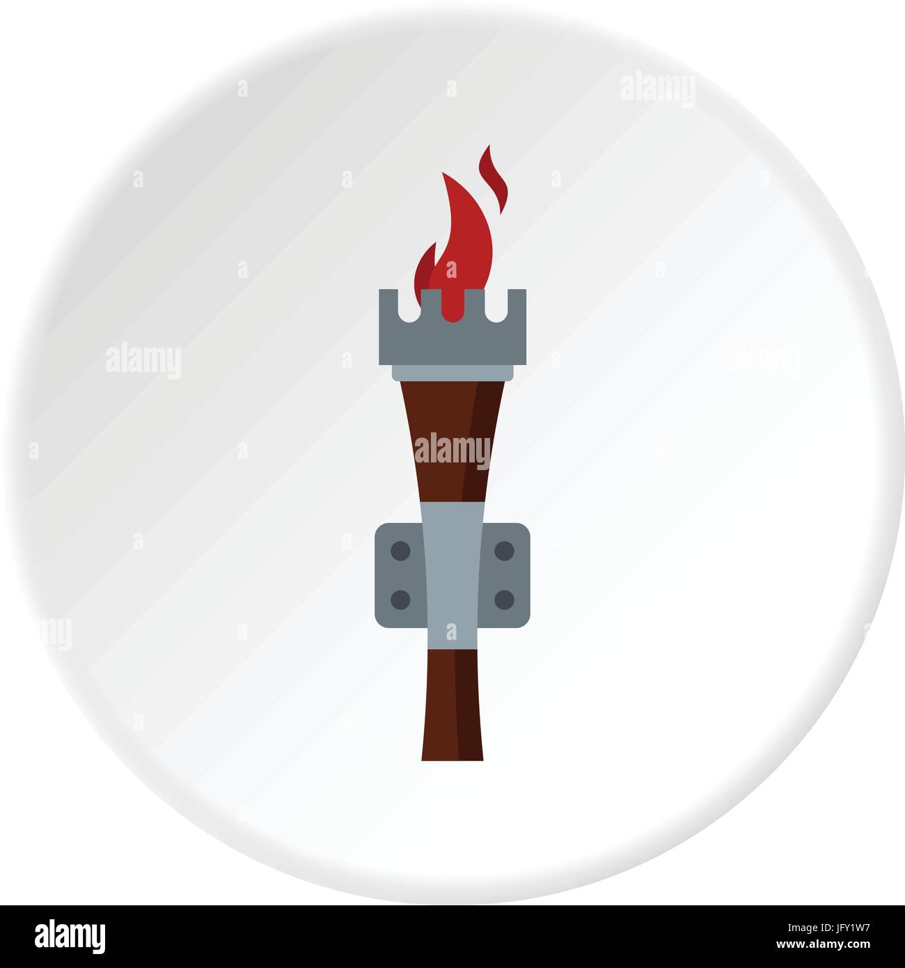 Torch icon circle Stock Vector Image & Art - Alamy