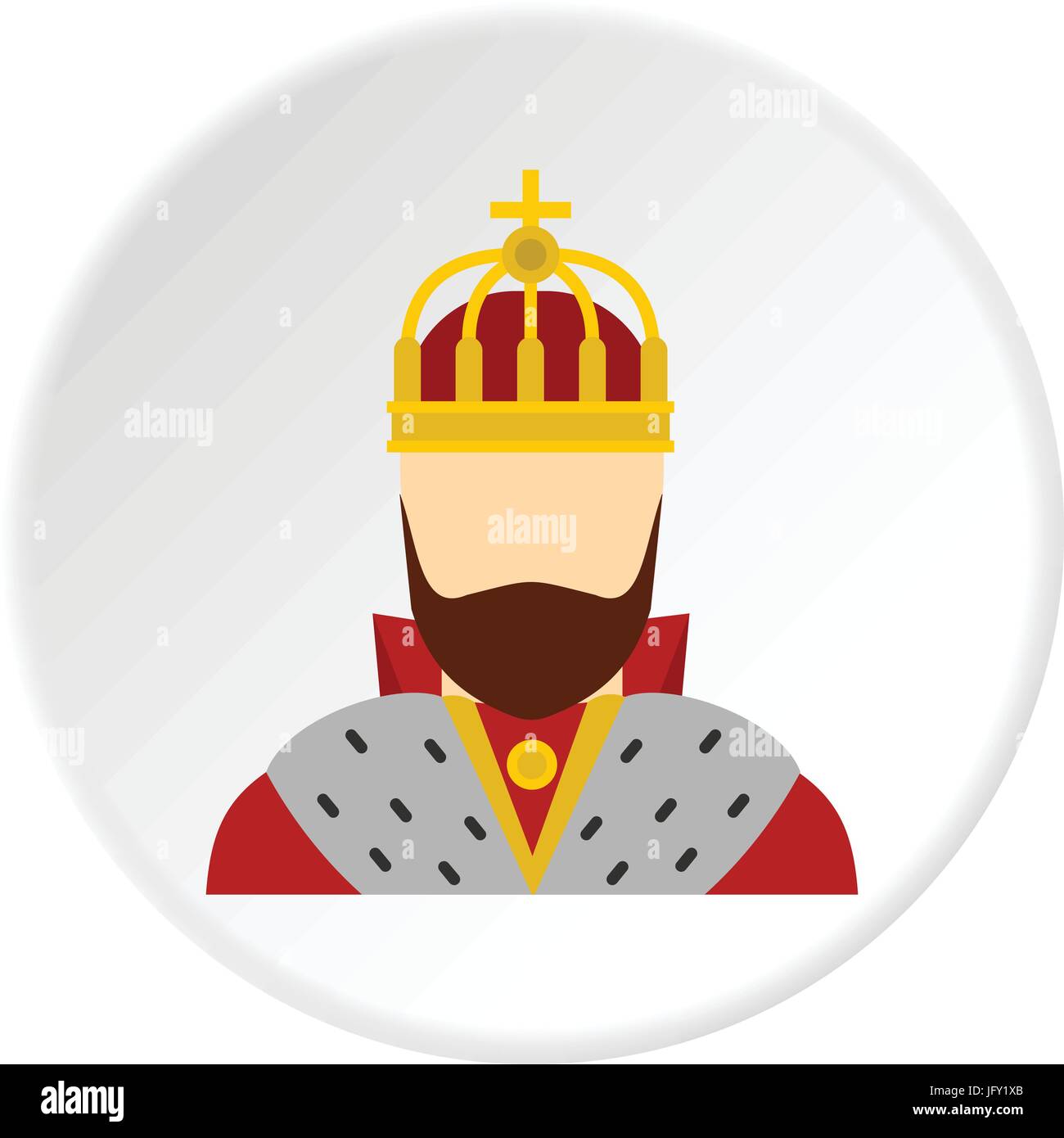 King icon circle Stock Vector Image & Art - Alamy