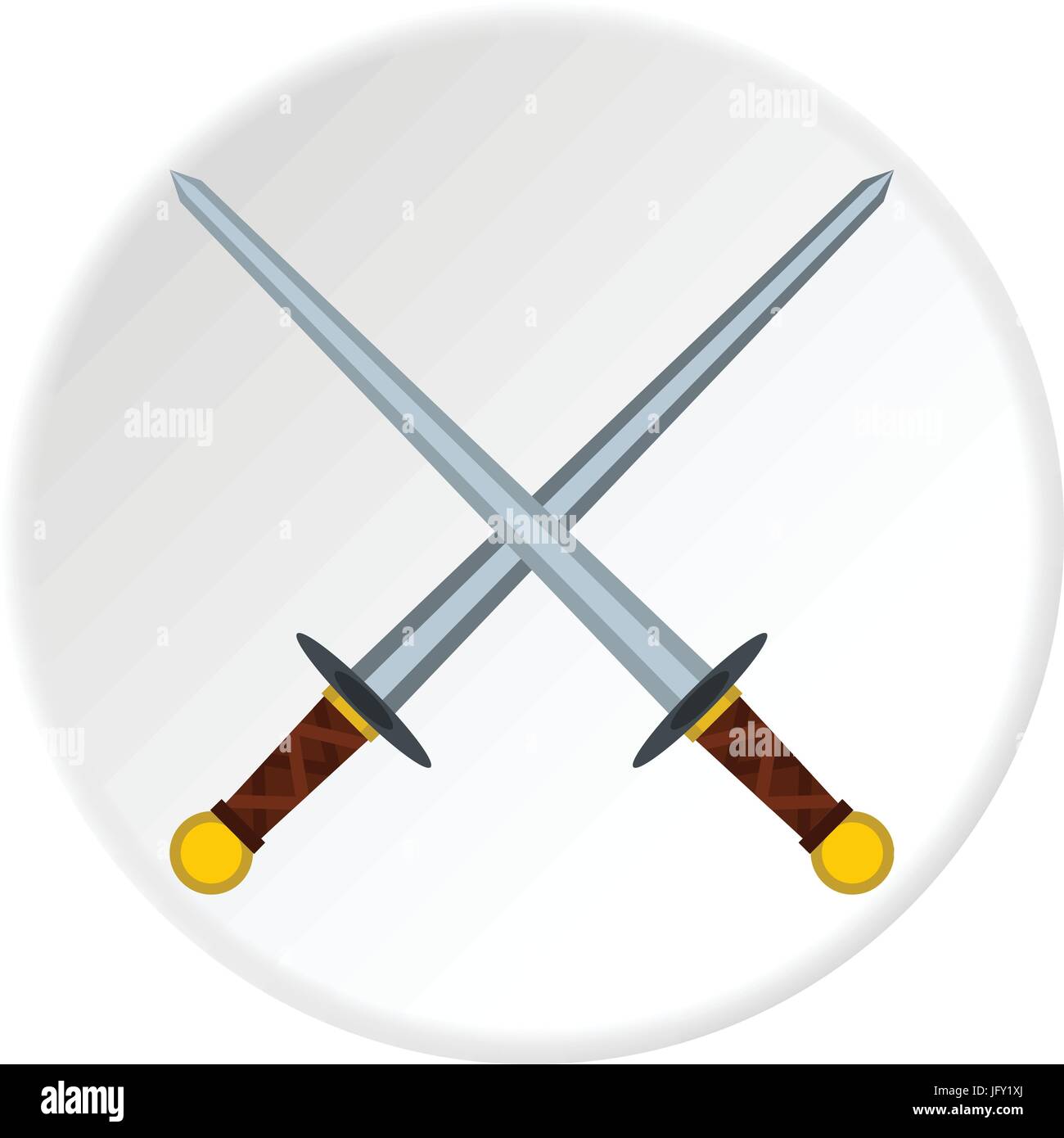 Medieval swords icon circle Stock Vector Image & Art - Alamy