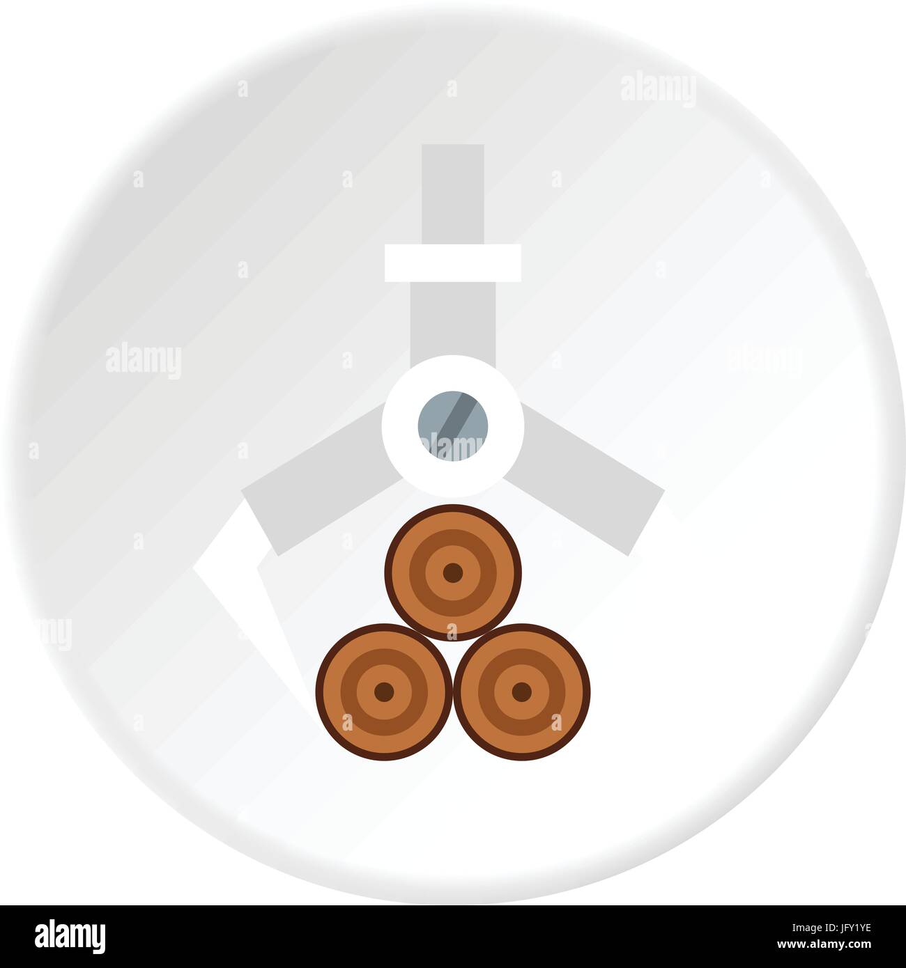 Log crane Stock Vector Images - Alamy