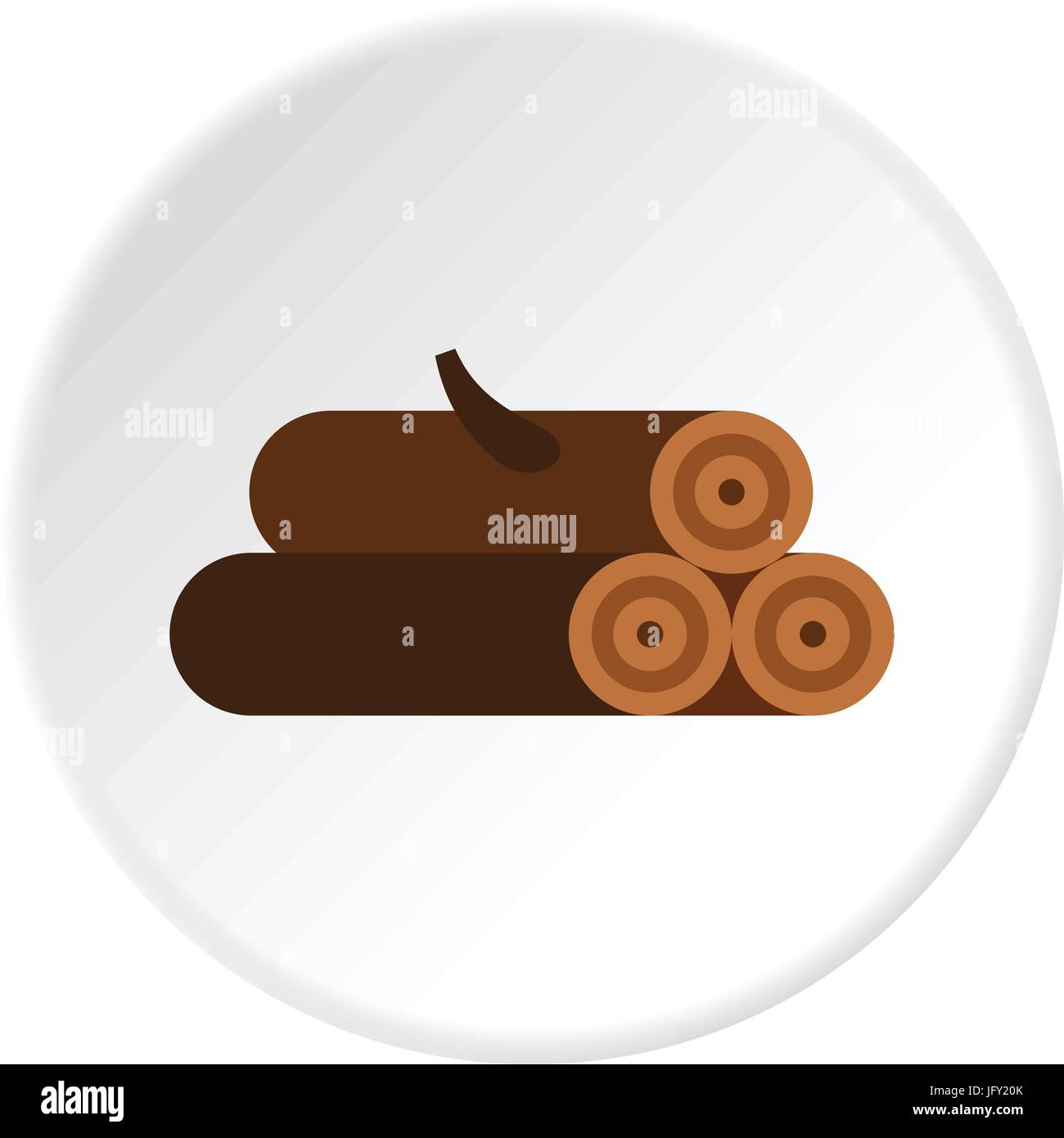 Logs of trees icon circle Stock Vector Image & Art - Alamy