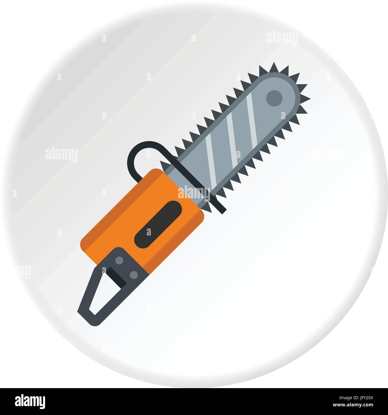 Chainsaw icon circle Stock Vector Image & Art - Alamy