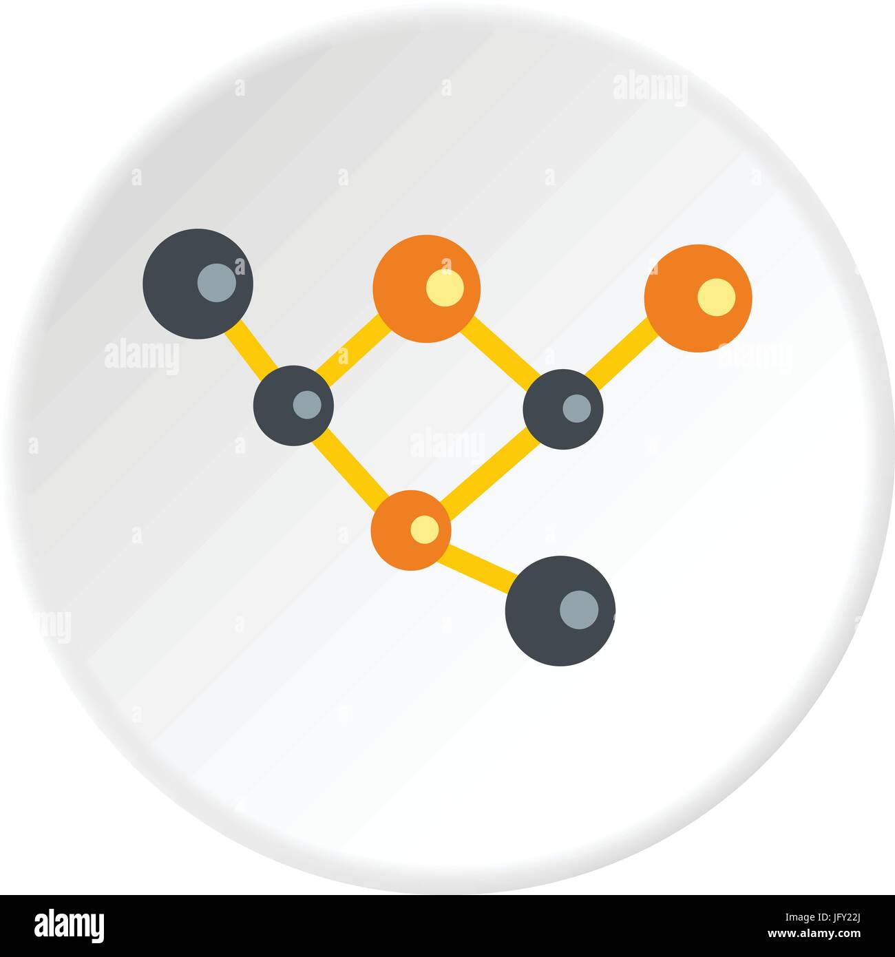 Molecules icon circle Stock Vector Image & Art - Alamy