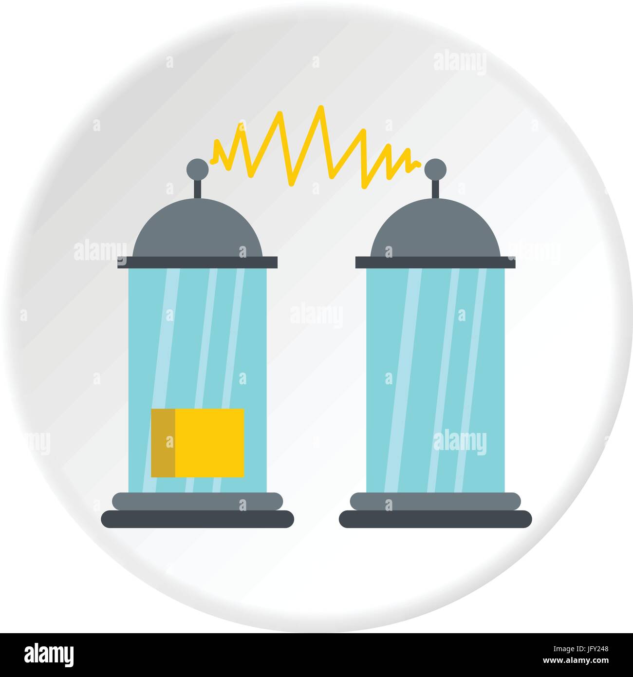 Electrical impulses icon circle Stock Vector Image & Art - Alamy