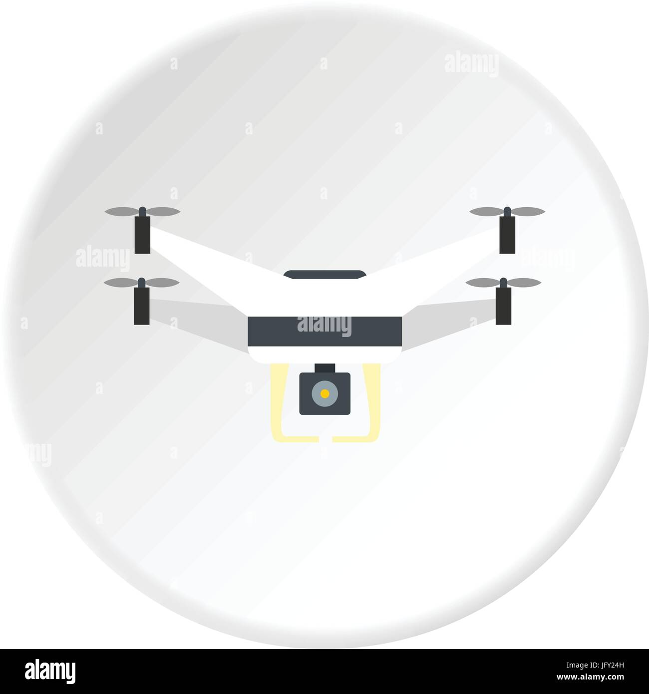 Drone with camera icon circle Stock Vector Image & Art - Alamy