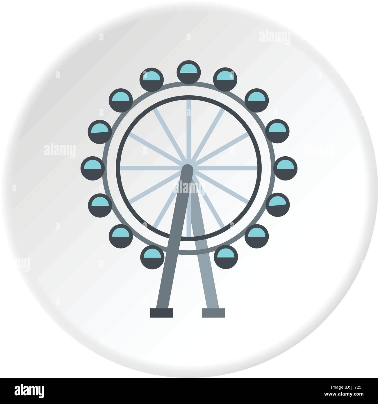 Ferris wheel icon circle Stock Vector Image & Art - Alamy