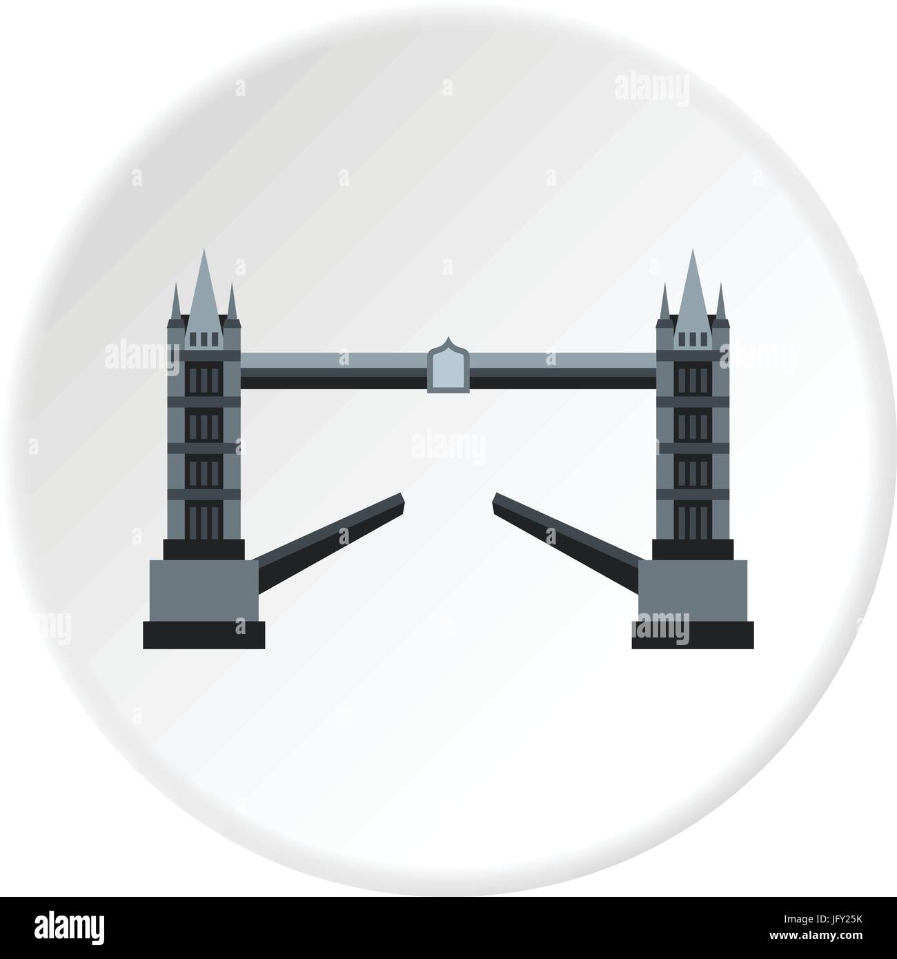Tower bridge icon circle Stock Vector Image & Art - Alamy