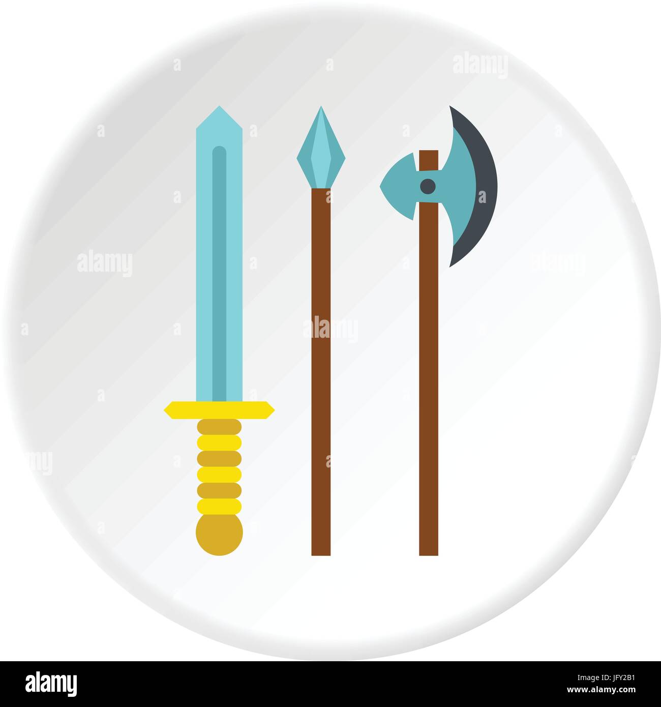 Museum of ancient weapons Stock Vector Images - Alamy