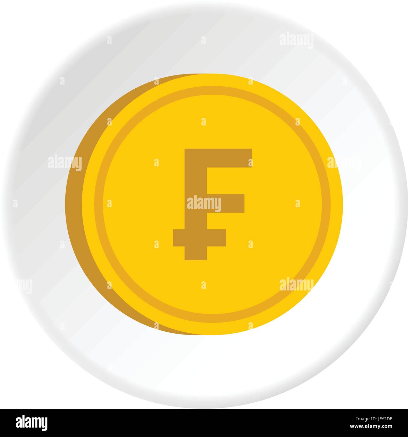 Golden franc currency Stock Vector Images - Alamy