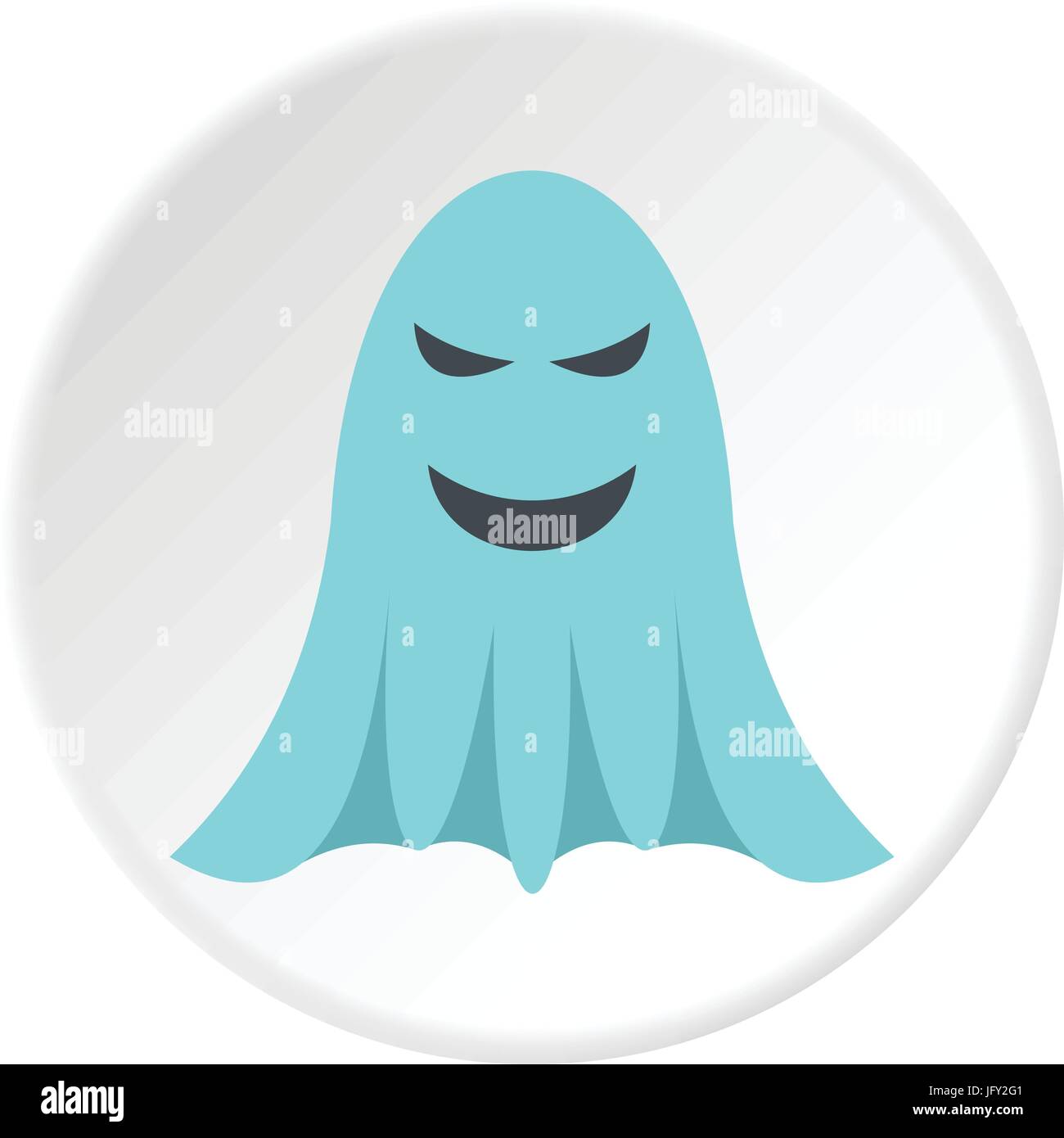 Ghost icon circle Stock Vector Image & Art - Alamy