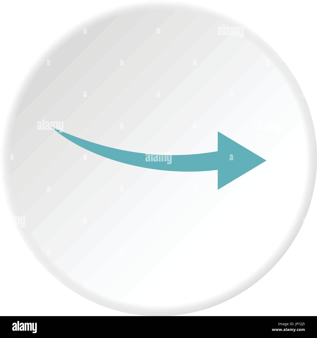 Curve arrow icon circle Stock Vector Image & Art - Alamy