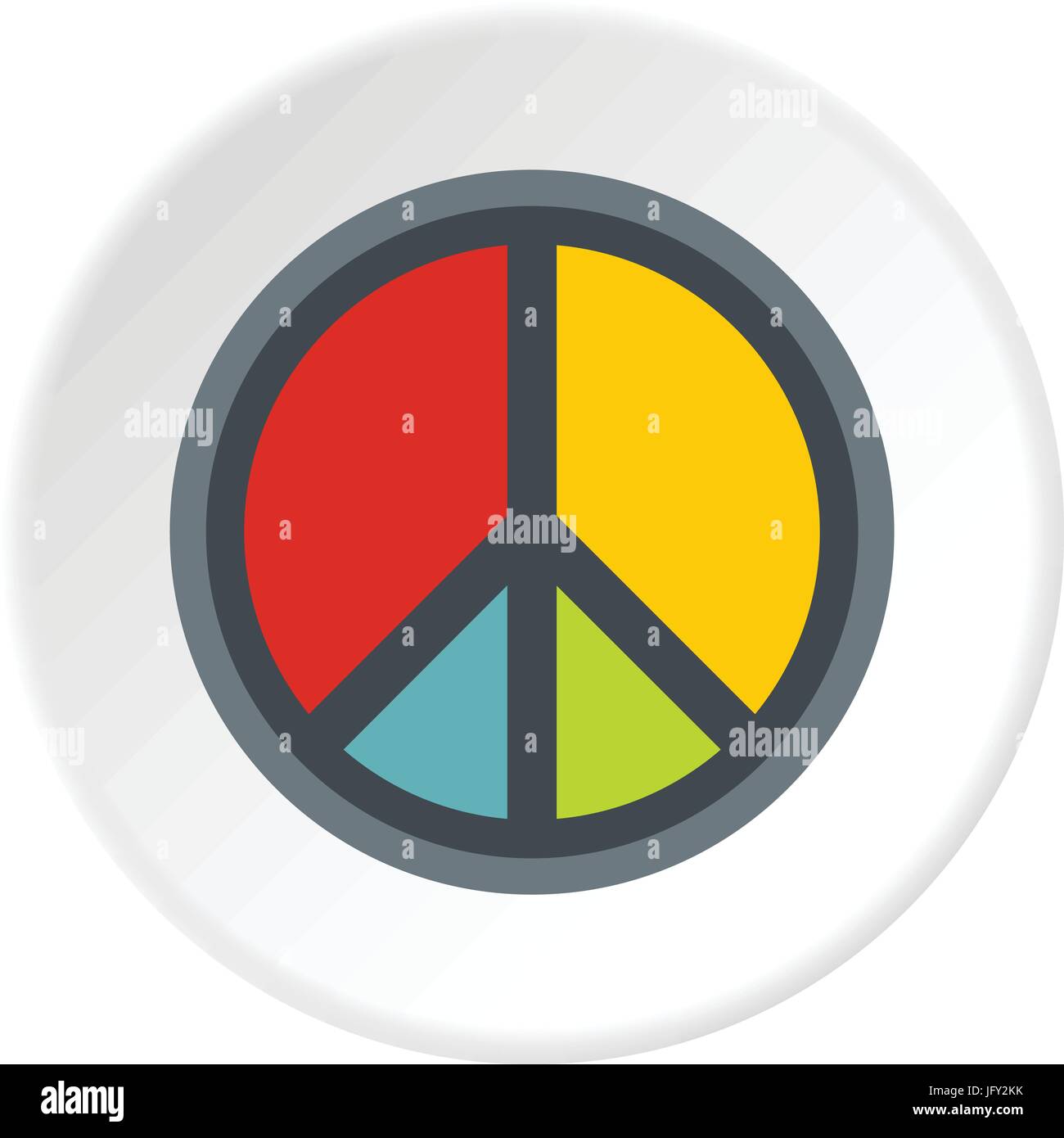 Peace symbol icon circle Stock Vector Image & Art - Alamy